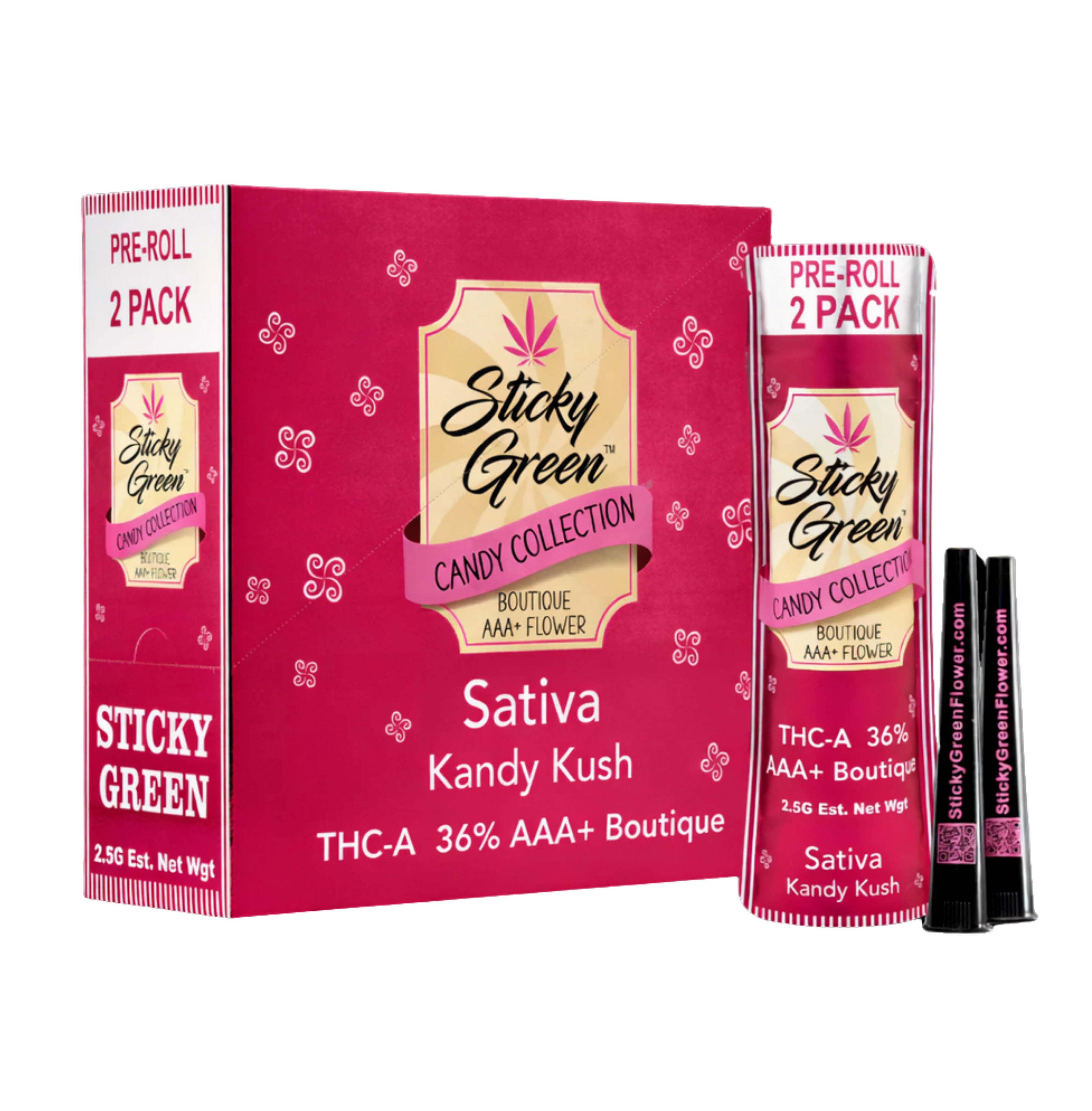 Sticky Green Pre Rolls 2 Piezas (2.5 C/U) - ¡Original! – Xumito